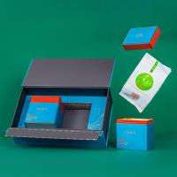 China Mid Autumn Moon Cake Gift Packaging Boxes Heaven And Earth Cover With Hand for sale