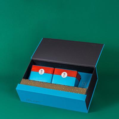 China Mid Autumn Moon Cake Gift Packaging Boxes Heaven And Earth Cover With Hand for sale