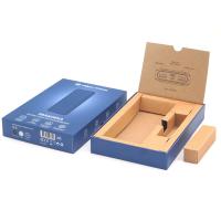 China Embossing Electronics Packaging Box For Mobile Phone Case / Charging Treasure for sale