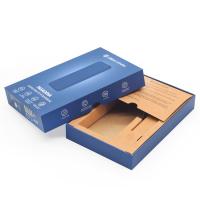 China Embossing Electronics Packaging Box For Mobile Phone Case / Charging Treasure for sale