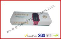 China Magnetic gift boxes for hair extension , 1500g Hard board box with logo embossed and foiled for sale