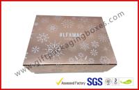 China Luxury Custom Cosmetic Boxes / Cosmetic Product Packaging With Snow Pic Lid , Matt Finish for sale