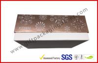 China Luxury Custom Cosmetic Boxes / Cosmetic Product Packaging With Snow Pic Lid , Matt Finish for sale