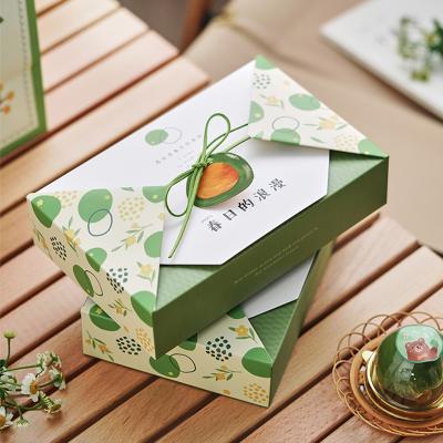 China Handheld 6-grain dough packaging box Baked dessert afternoon tea picnic packaging gift box customized for sale