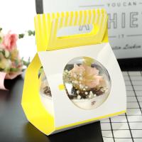 China Flat Bottomed Transparent Cake Box Round Ball Mousse Ball Customized for sale