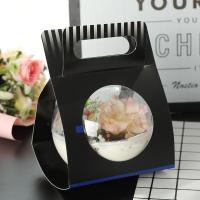 China Flat Bottomed Transparent Cake Box Round Ball Mousse Ball Customized for sale