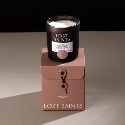 China Card Fragrance Candle Gift Box Essential Oil Gift Box CMYK Color Custom for sale