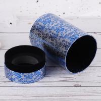 China Cylinder Perfume Bottle Packaging Box Embossing / Glossy Lamination Customized for sale