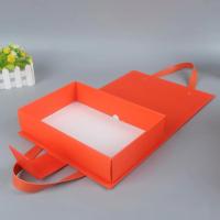 China Custom Portable One Piece Folding Gift Box Color Printing Wine Gift Packaging Flap Box for sale