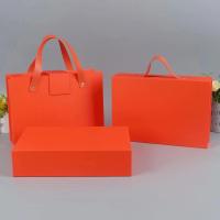 China Custom Portable One Piece Folding Gift Box Color Printing Wine Gift Packaging Flap Box for sale
