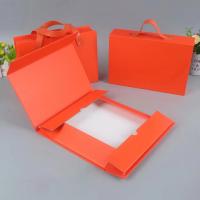 China Custom Portable One Piece Folding Gift Box Color Printing Wine Gift Packaging Flap Box for sale