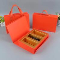 China Custom Portable One Piece Folding Gift Box Color Printing Wine Gift Packaging Flap Box for sale