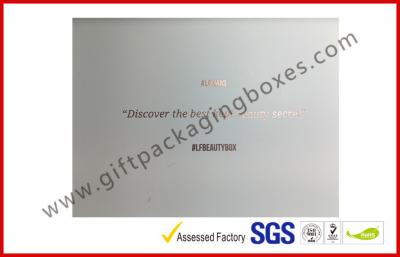 China Christmas gift boxes for cosmetic sets , UV printing on foil paper for sale