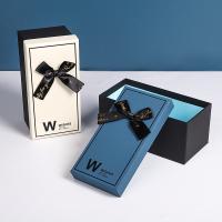 China Custom Single CMYK 4C Rigid Gift Boxes Shirt Belt Storage With Hand for sale