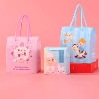 China CMYK 4 Color Custom Paper Gift Bags Full Moon for Candy Fruit for sale