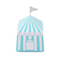 China Custom Yurt Shaped Gift Packaging Boxes Square Cartoon House for sale