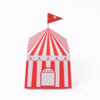 China Custom Yurt Shaped Gift Packaging Boxes Square Cartoon House for sale