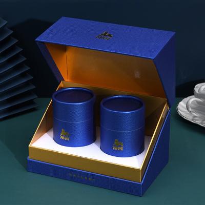 China Customized Flip Tea Gift Box CMYK Color Offset Printing Recycled Paperboard Materials for sale