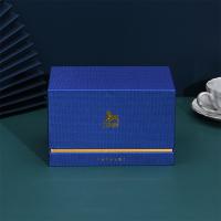 China Customized Flip Tea Gift Box CMYK Color Offset Printing Recycled Paperboard Materials for sale