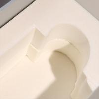 China Customized Cup Packaging Box Square Shape UV Coating With Handle for sale