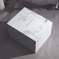China Customized Cup Packaging Box Square Shape UV Coating With Handle for sale