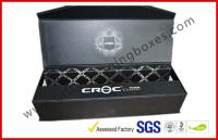 China Safe Hair Straightener Electronics Packaging Boxes , Hot Stamping Coated Paper Packaging Box With Stand for sale
