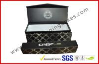 China Safe Hair Straightener Electronics Packaging Boxes , Hot Stamping Coated Paper Packaging Box With Stand for sale