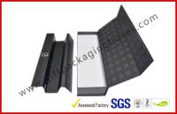 China Black Curlers Electronics Packaging Boxes , Coated Paper Packaging Box With Corrugated Paper Stand for sale