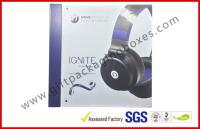 China Chipboard headphone package , factory price printing hang box with picture UV for sale