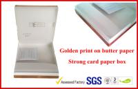 China Envelope Colorful Coated Paper Card Board Cigar Gift Box , Customized Gift Box in Market for sale