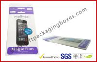 China Colorful Printed Protective Envelope Card Board Packaging , Iphone / Ipad Screen Protection Bag for sale