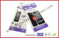 China Colorful Printed Protective Envelope Card Board Packaging , Iphone / Ipad Screen Protection Bag for sale