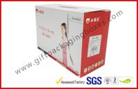 China Foldable 350g C1S corrugated cardboard boxes 3 Layers Flat Cartons for sale