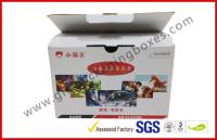China Foldable 350g C1S corrugated cardboard boxes 3 Layers Flat Cartons for sale