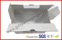 China Foldable 350g C1S corrugated cardboard boxes 3 Layers Flat Cartons for sale