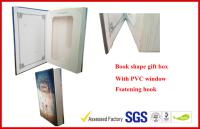 China Square Colorful 1200G Grey Board Gift Packaging Boxes , Offset Printed Bookshape Gift Packaging Boxes for sale