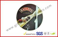 China Round Baileys Chocolate Gift Packaging Boxes With Offset Printing / Ribbon for Wedding Dress for sale