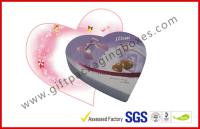 China Heart-Shape Lecote Chocolate Gift Packaging Boxes With Food Grade Printing , 157G Coated Paper Boxes for sale