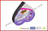 China Heart-Shape Lecote Chocolate Gift Packaging Boxes With Food Grade Printing , 157G Coated Paper Boxes for sale