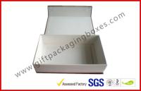 China 1000g Grey Rigid Board Folding Magnetic Gift Packaging Boxes , Offset Printed Pen Gift Packaging Boxes for sale