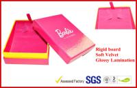 China Hand craft Jewlery Gift Packaging Boxes , Custom Rigid Board Luxury Jewellery Ribbon Gift Box for sale