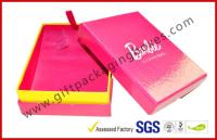 China Hand craft Jewlery Gift Packaging Boxes , Custom Rigid Board Luxury Jewellery Ribbon Gift Box for sale