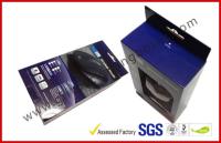 China Rectangle Power Bank Portable Card Board Packaging Boxes , Promotional Mouse Accessoires Boxes for sale