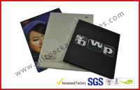China Rectangle Book Shape Hard Cover Gift Packaging Boxes , Offset Printed CD Holder Gift Packaging Boxes for sale