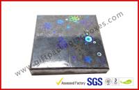 China Offset Printed Silver Paper Gift Packaging Box for Christmas , Custom Top and Base Gift Packaging Boxes for sale