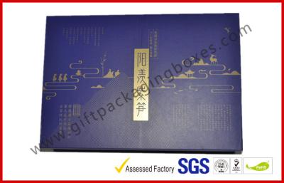 China Handmade Afternoon Tea / Moon Cake Gift Chocolate Packaging Box , Hot stamping golden Chocolate Gift for sale