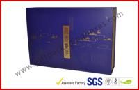 China Handmade Afternoon Tea / Moon Cake Gift Chocolate Packaging Box , Hot stamping golden Chocolate Gift for sale