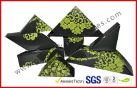 China Rectangle Afternoon Tea Chocolate Packaging Box , Handmade Green Chocolate Gift Packaging Boxes for sale