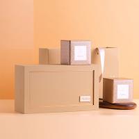 China Customized Empty Tea Gift Box CMYK Printing Flip Cover Tea Packaging Box for sale