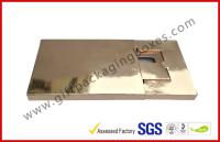 China Handmade Golden Envelope Card Board Packaging Boxes , Screen Protector Packaging for sale